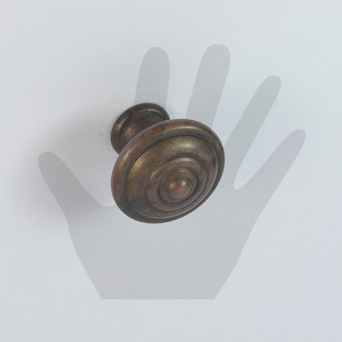 Pomello Ottone Anticato per Mobile Stile Antico Metal Style MG6932 ...