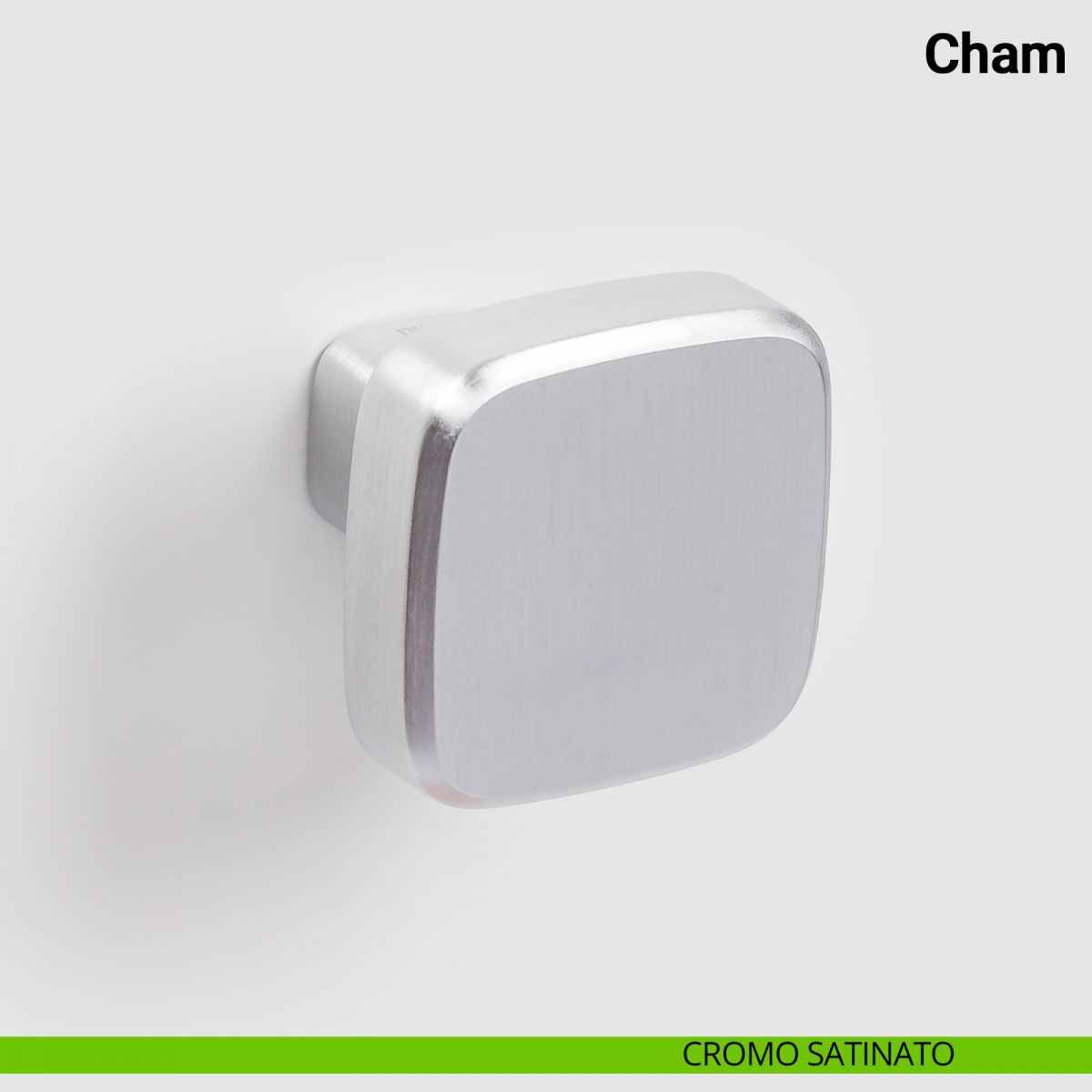 Pomolo fisso accoppiato per porta Cham Nuda Verum Italy senza rosetta ...