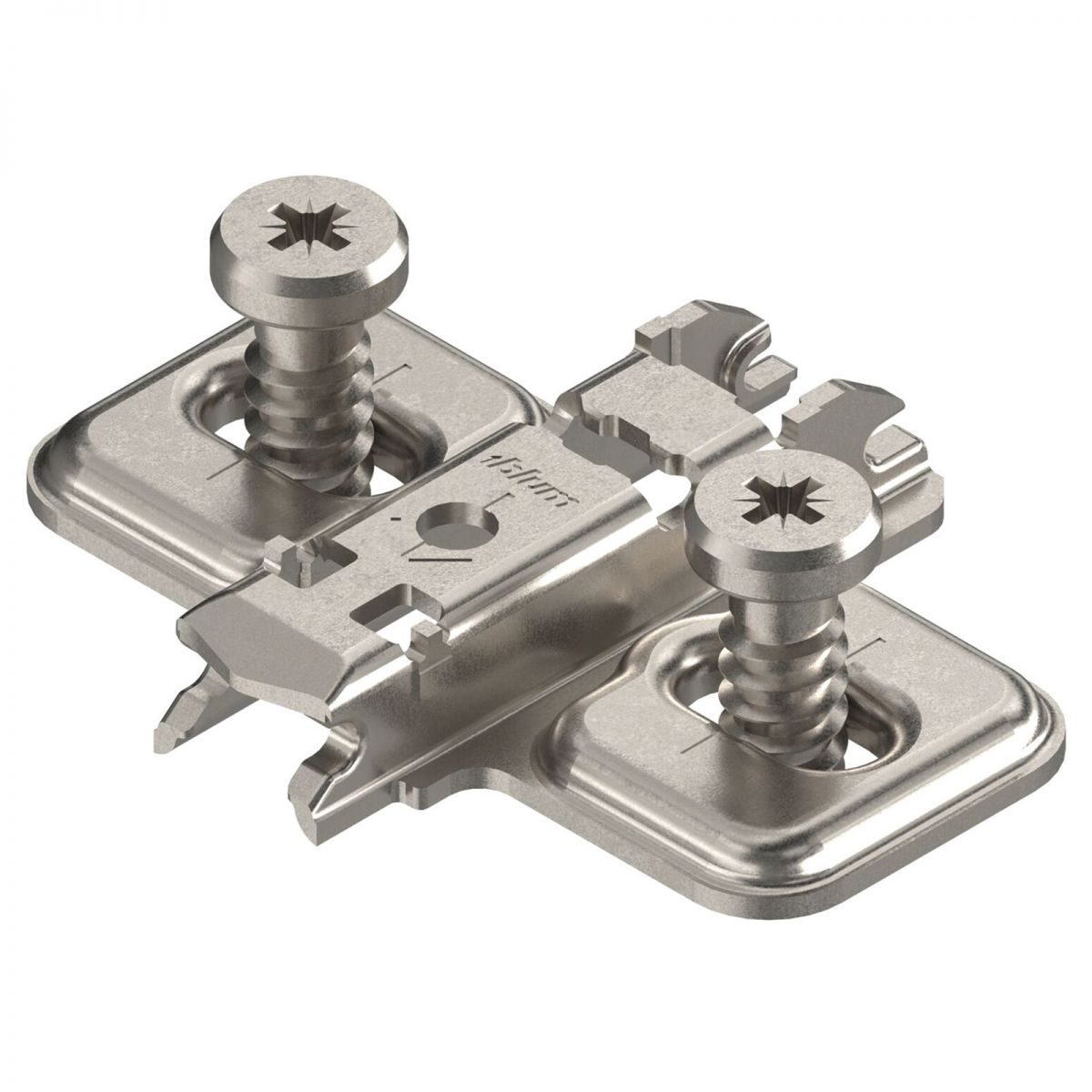 Basetta a croce Blum 173L8100 Clip spessore 0 mm montaggio con viti ...