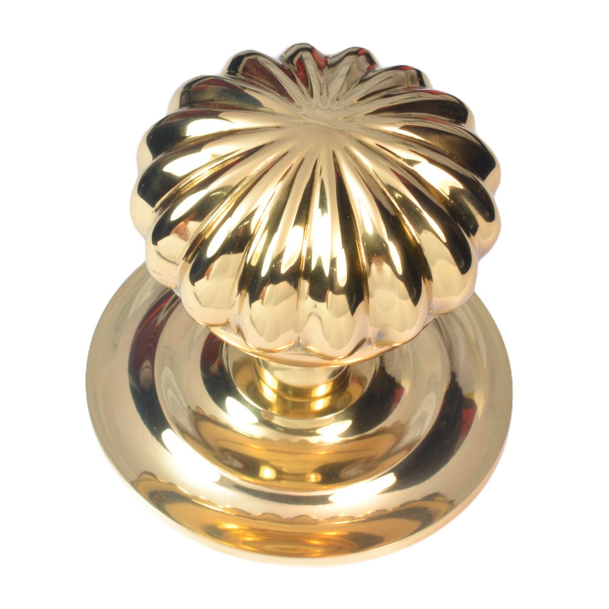 Pomolo fisso ottone lucido verniciato Margherita Nestori • Maniglie Design