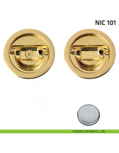 Kit tondo con doppio anello NIC 101 • Maniglie Design