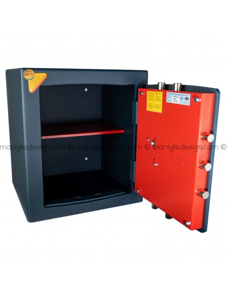 Cassaforte a mobile con chiave e combinazione Technomax Gold Moby Diplo ...