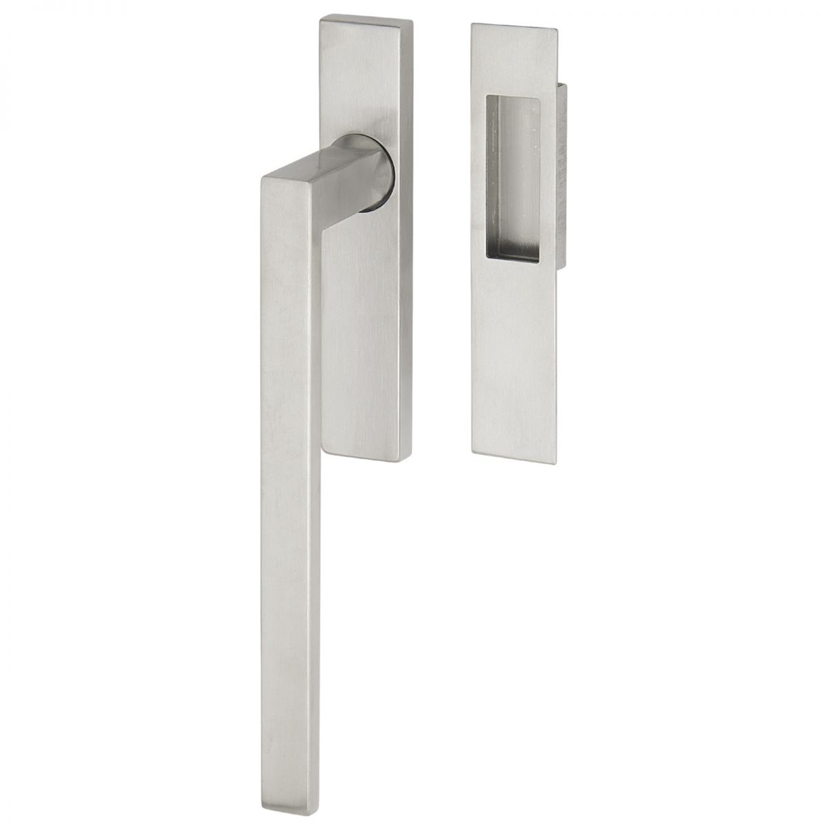 Maniglione per alzante scorrevole singolo cieco con nicchia in acciaio ...