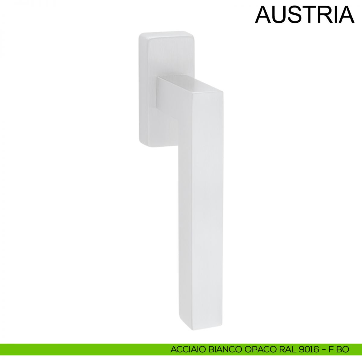 Maniglia in acciaio per finestra DK Austria Fimet Inox • Maniglie Design