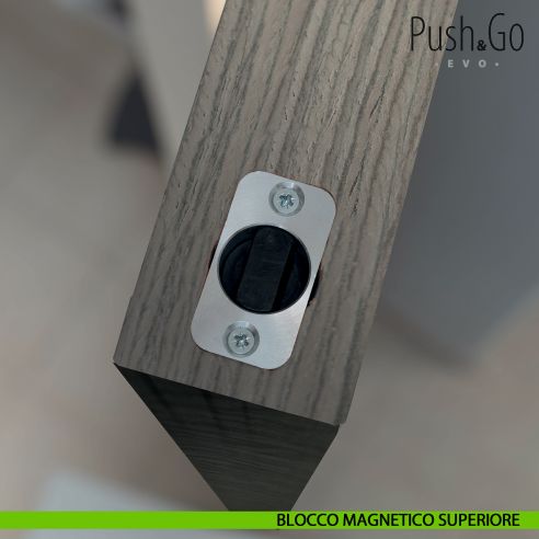 Sistema di blocco magnetico Push e Go Evo Celegon per porte a doppia ...