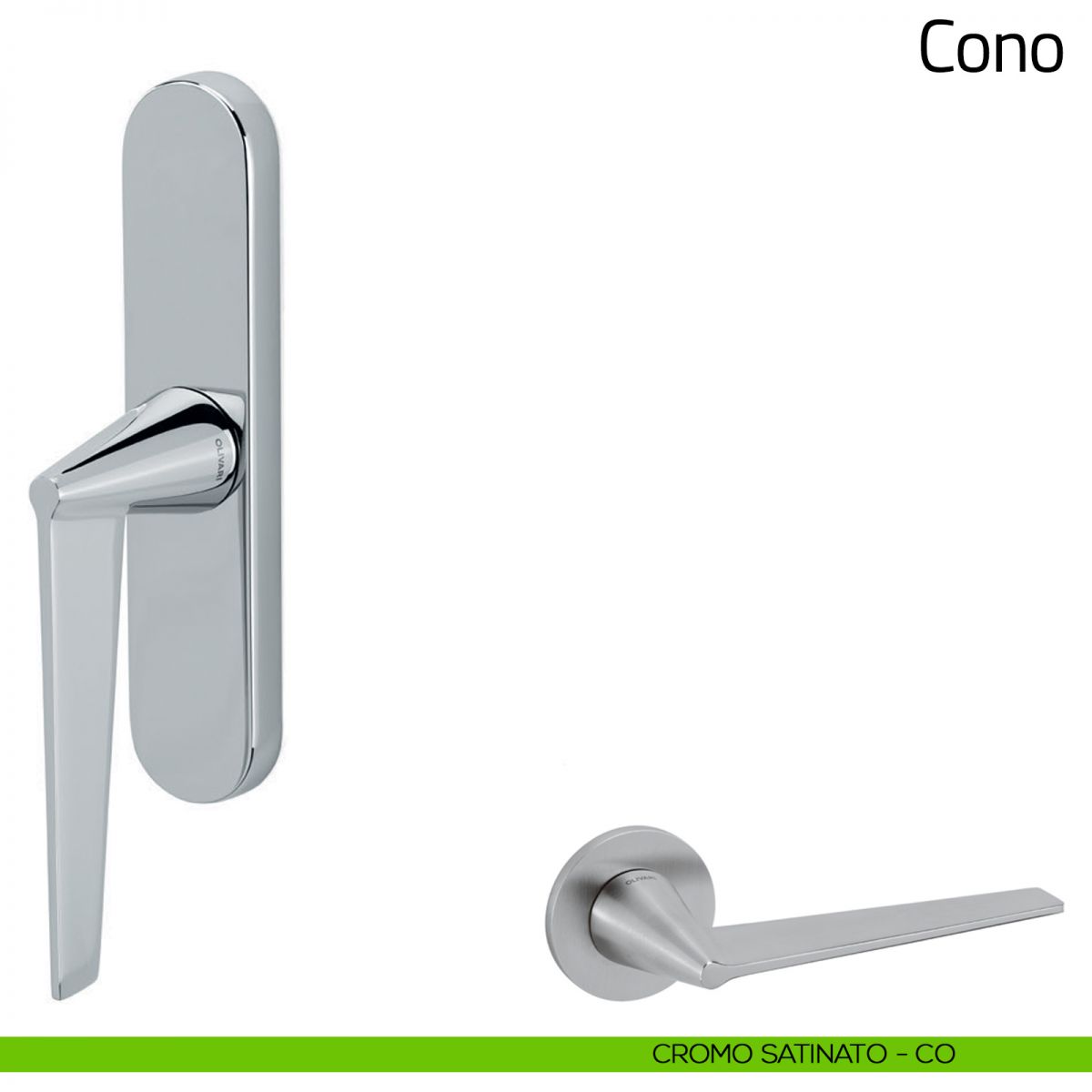 Maniglia per finestra cremonese Cono Olivari • Maniglie Design