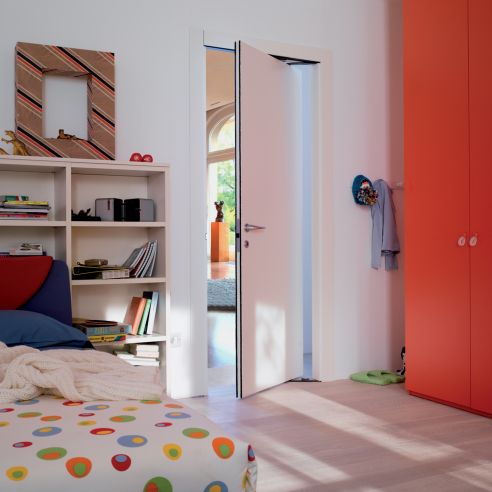 Sistema per porta rototraslante Ergon Living T.E. Celegon altezza passaggio 2150 mm • Maniglie ...