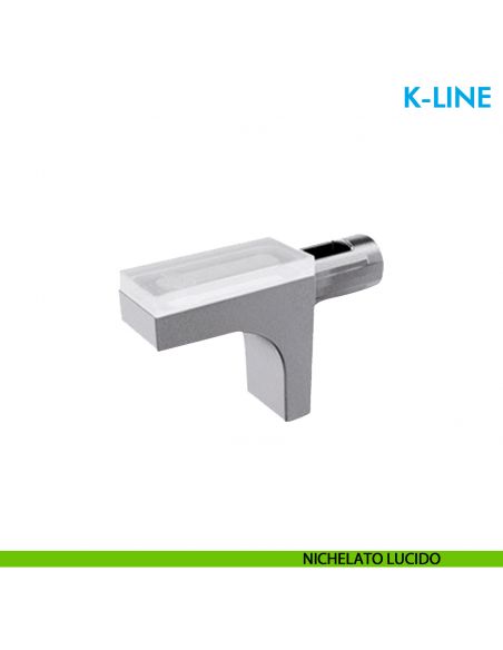 Reggipiano per vetro Ferramenta Livenza K-Line con perno diametro 5 mm ...