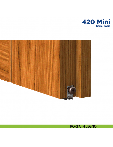 Paraspifferi per porta Comaglio 420 Mini serie Basic • Maniglie Design