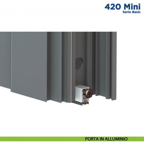 Paraspifferi per porta Comaglio 420 Mini serie Basic • Maniglie Design