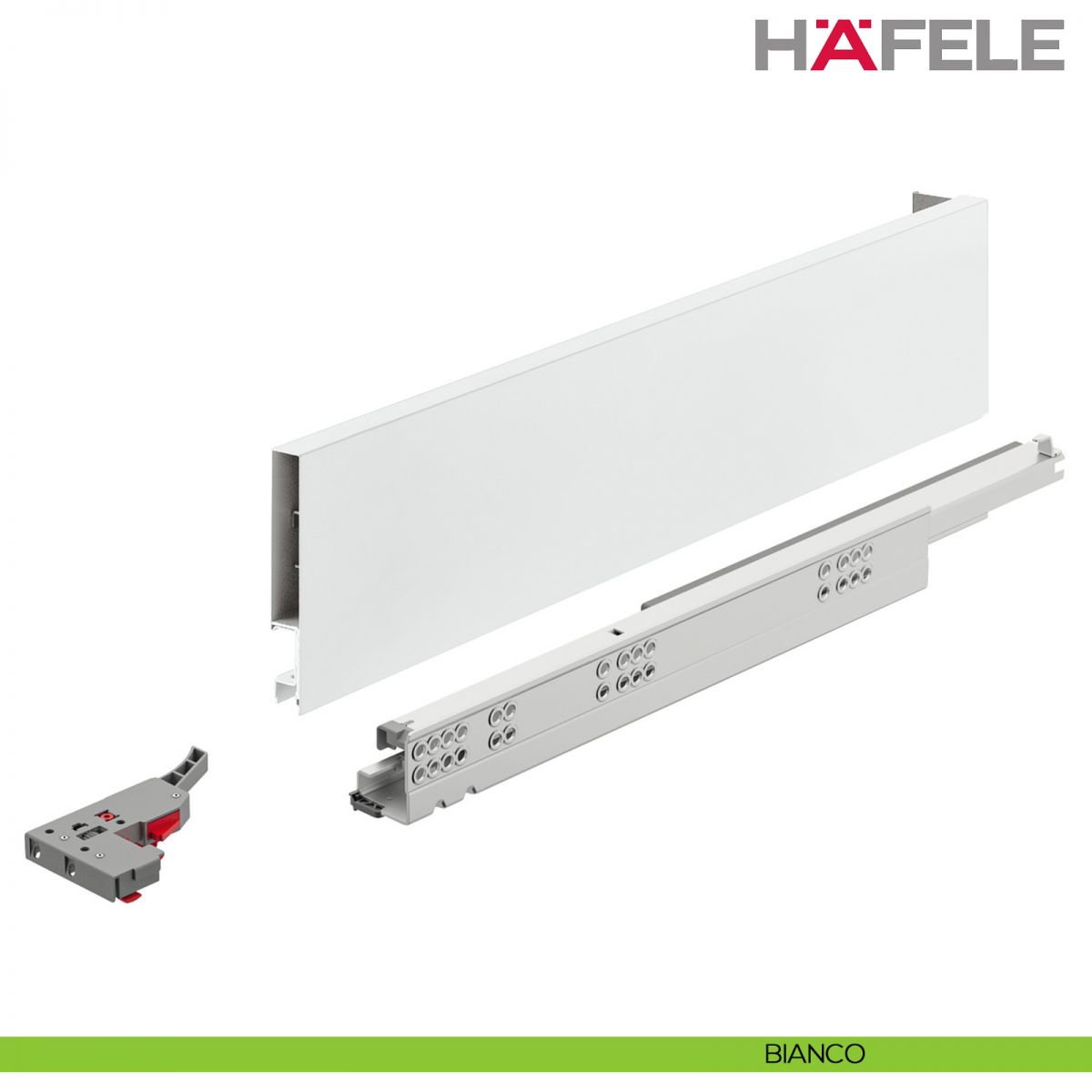 Kit cassetto Hafele Matrix Box Slim A portata 30 kg altezza spondina 89 ...