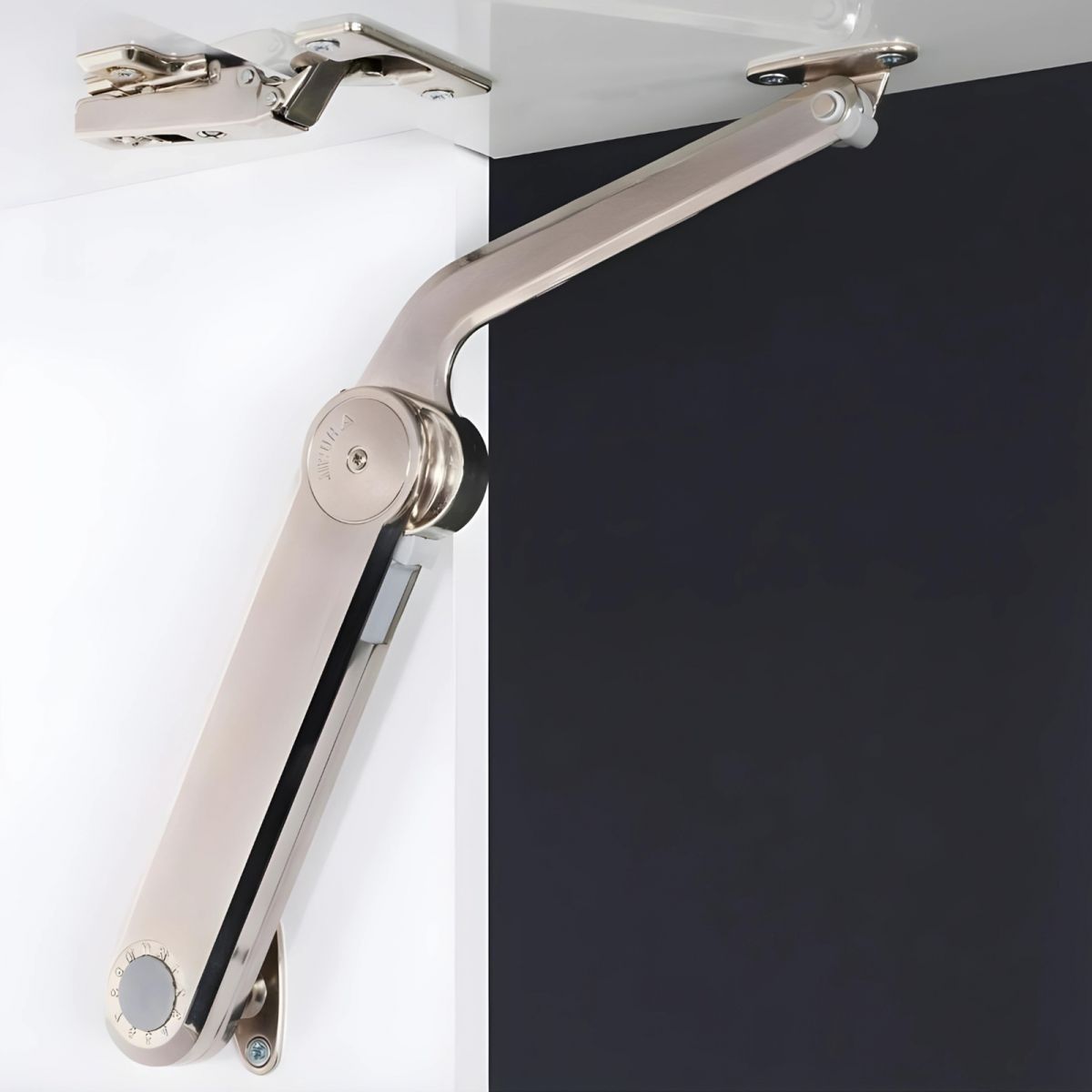 Braccetto per anta a ribalta Kessebohmer Huwil Hafele Maxi Modello B distanza dal bordo 37 mm ...