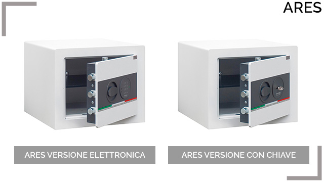 Cassaforte con chiave Bordogna Ares 650/C • Maniglie Design