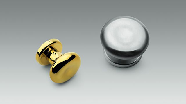 Pomello per Porta Round Colombo Design Girevole ID25R • Maniglie Design