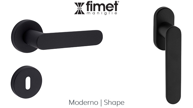 Maniglia per porta Shape Alu Fimet Handles • Maniglie Design