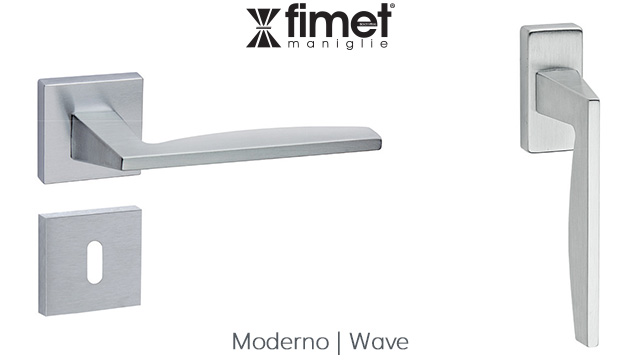 Maniglia per porta Wave Fimet Handles • Maniglie Design