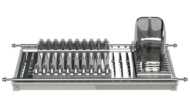 Scolapiatti in acciaio Inox per pensile Modular1 Tecnoinox • Maniglie ...